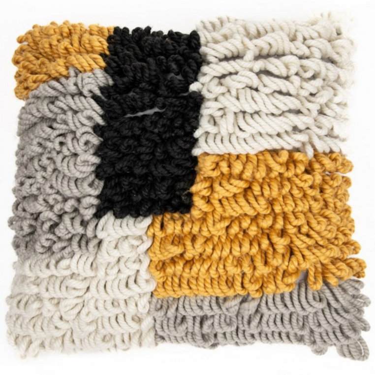 Coussin texturé Camilo – Rose Bon Bon